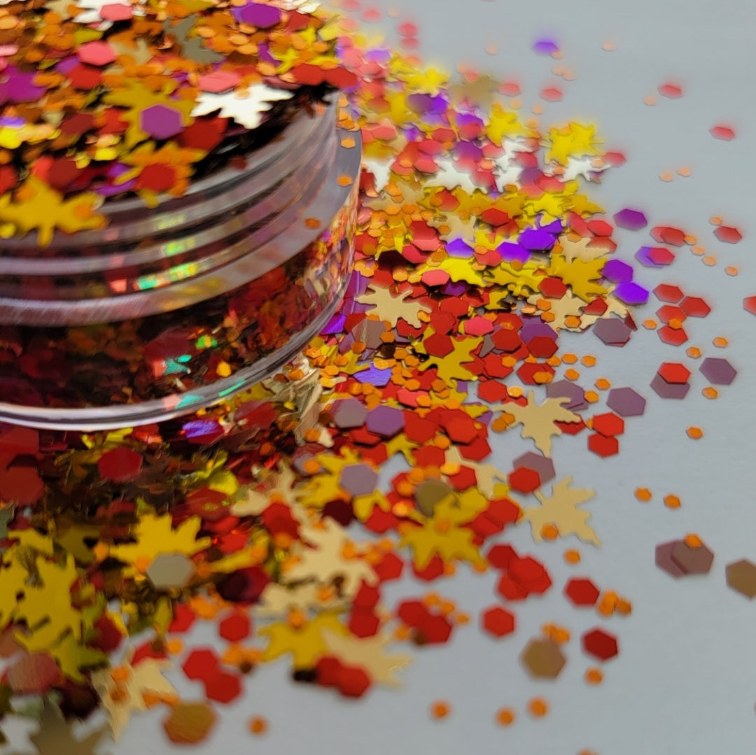 Colorful Fall Mix Glitter – Sarobey Glitter